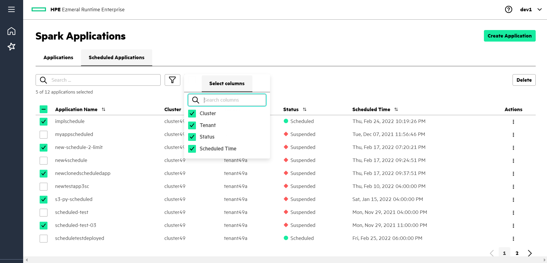 Managing Spark Applications Managing Spark Applications