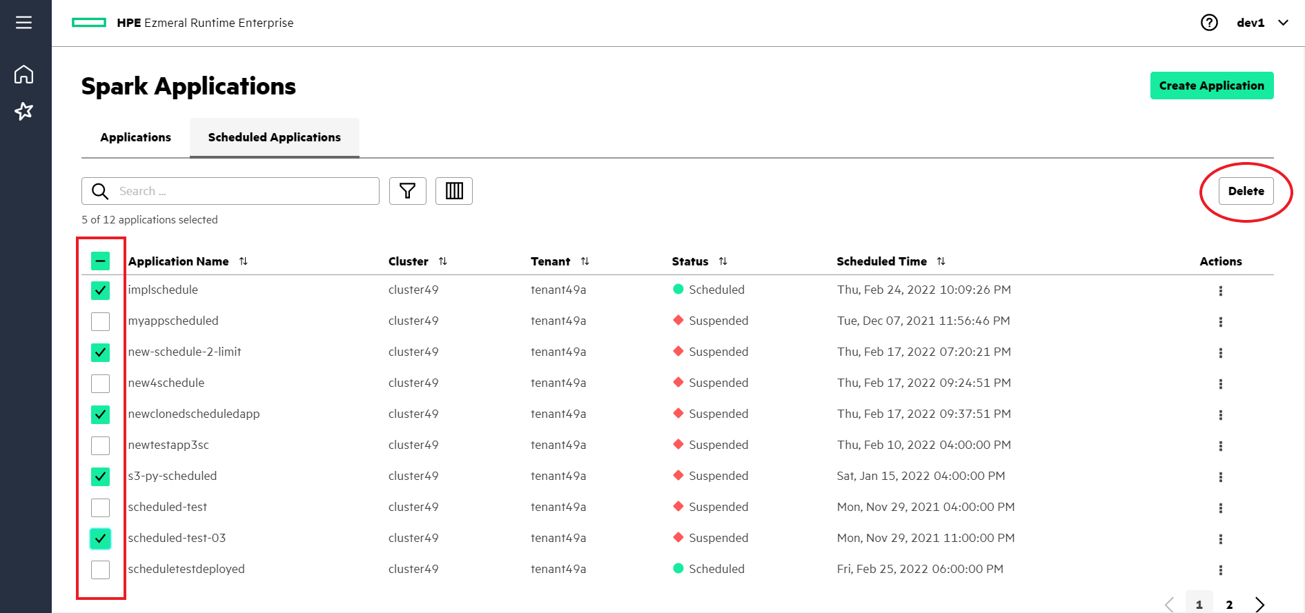 Managing Spark Applications Managing Spark Applications