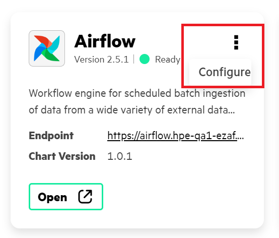 Configuring Included Frameworks